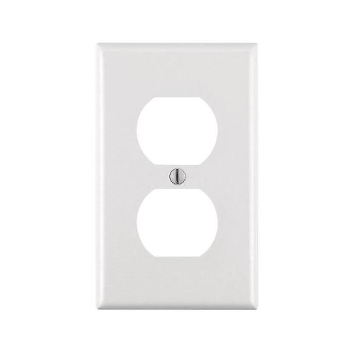 1 gang duplex receptacle plate - Contractor Lighting