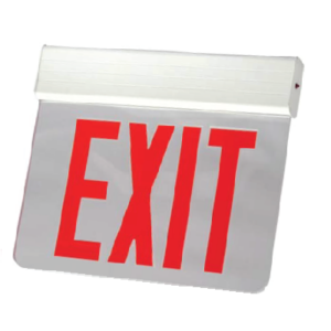 LED New York City Approved Edge Lit Exit Sign - Contractor Lighting